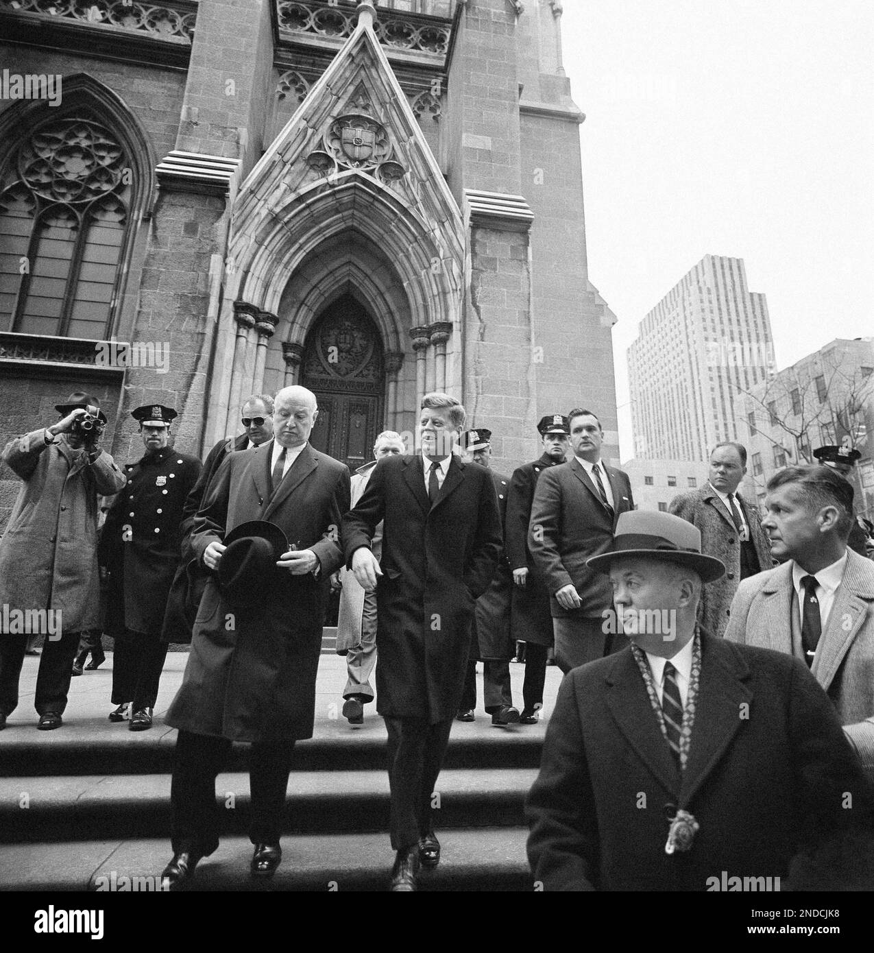 President-elect John F. Kennedy and former postmaster general James A ...