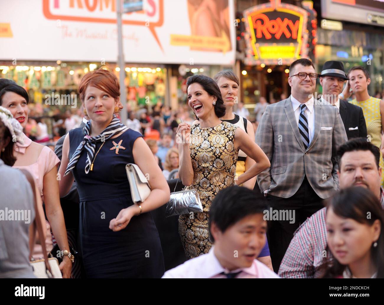 Fans participate in a costume competition at the world premiere ...