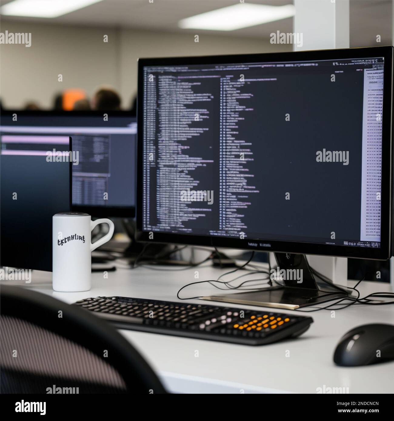 Night Office Digital Entrepreneur Typing Code, Developing Modern ...