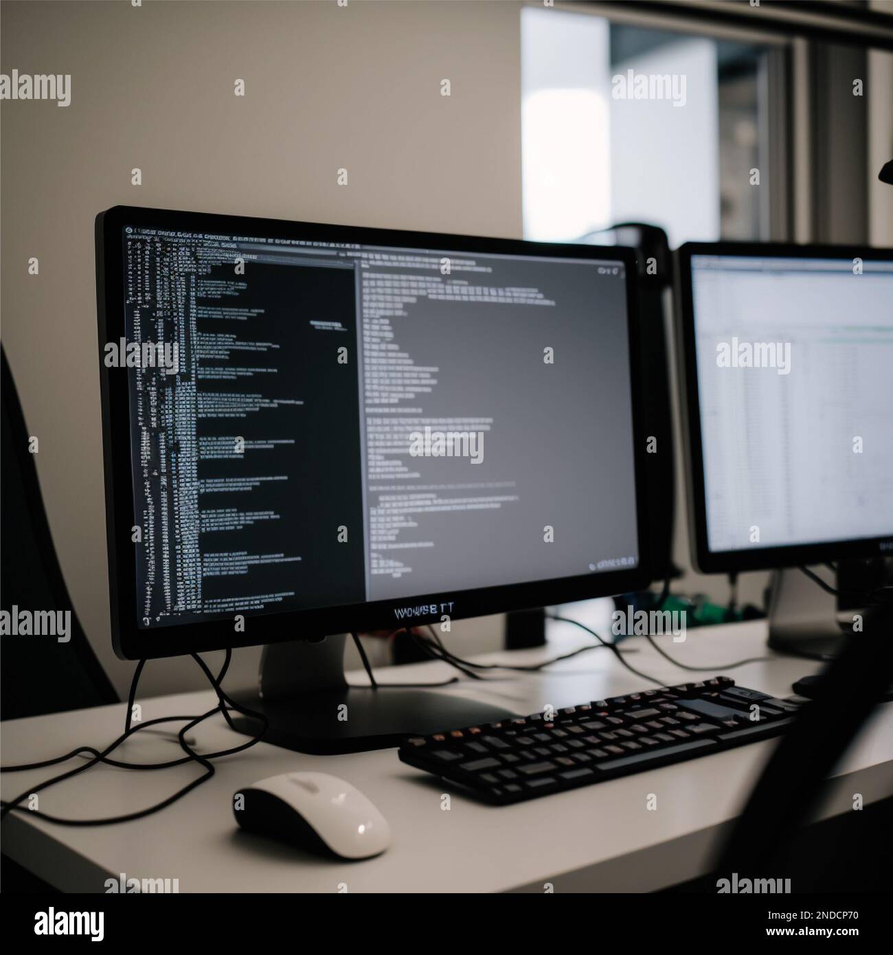 Night Office Digital Entrepreneur Typing Code, Developing Modern ...