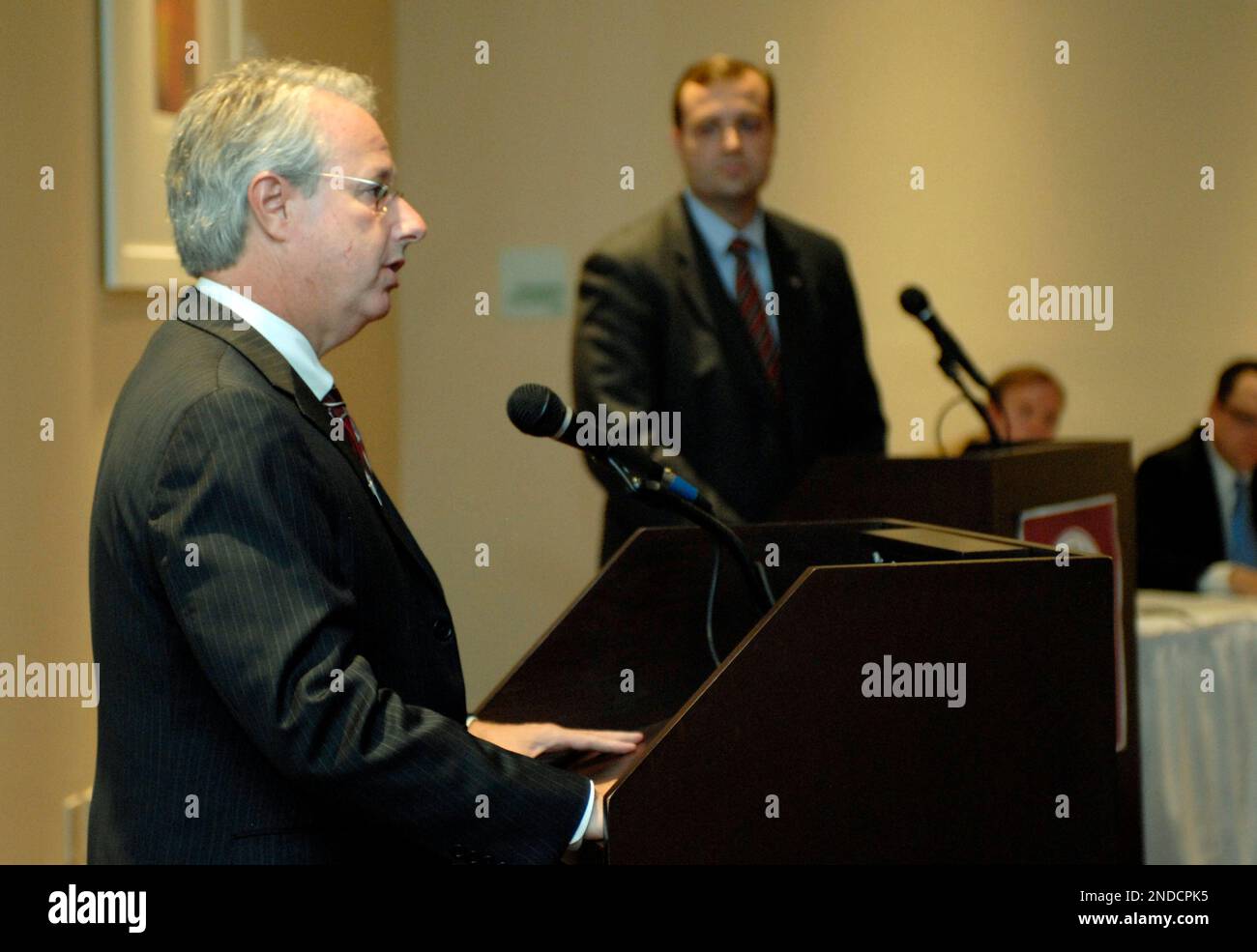 Georgia Attorney General Republican candidates Sam Olens, left, and ...