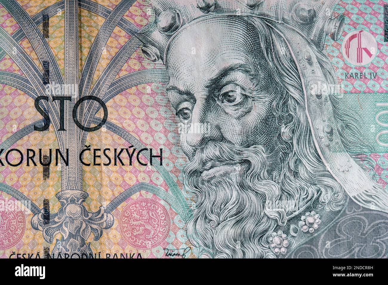 Czech money note hi-res stock photography and images - Alamy