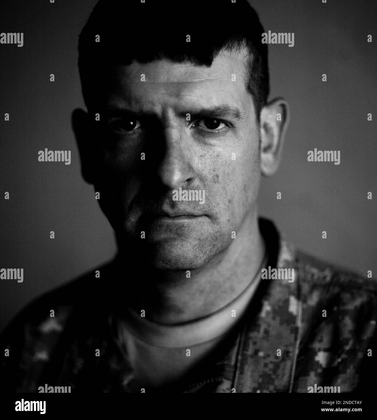 In this photo made May 4, 2010, Sgt. Jonathan Hill with Bravo Troop ...