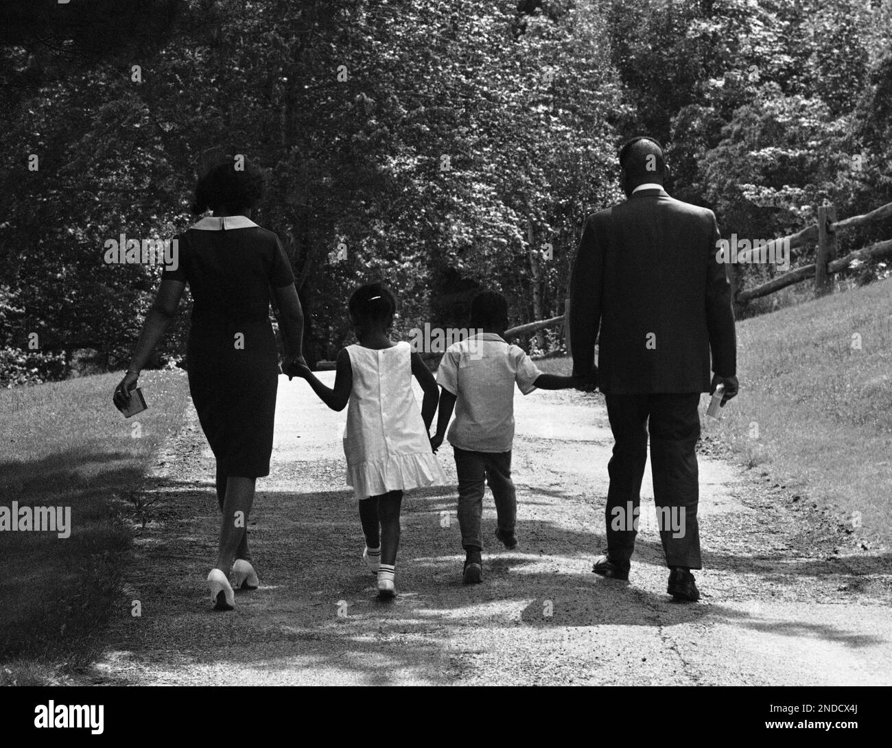 James Meredith is shown with wife Mary June and their son, John and ...