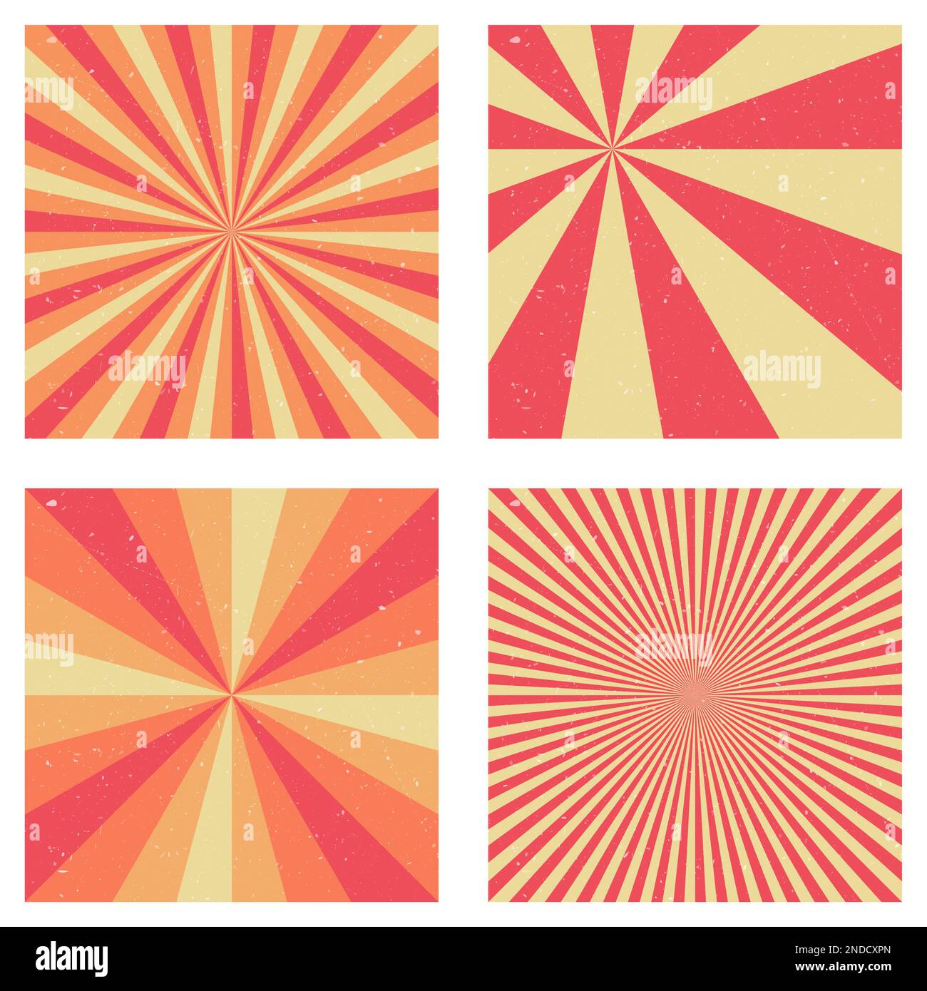Amazing vintage backgrounds. Abstract sunburst covers with radial rays ...