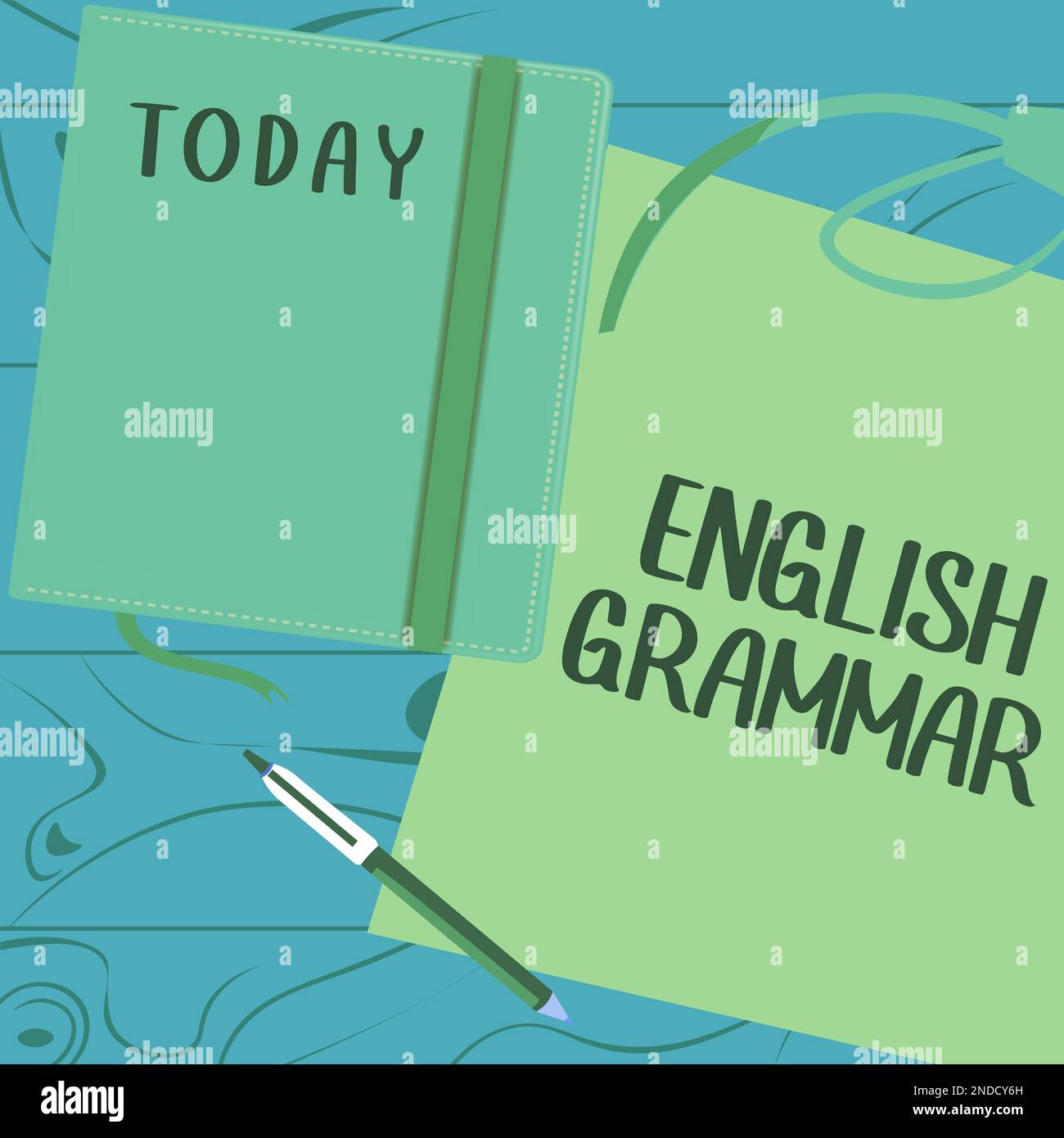 Writing displaying text English Grammar. Conceptual photo courses cover ...