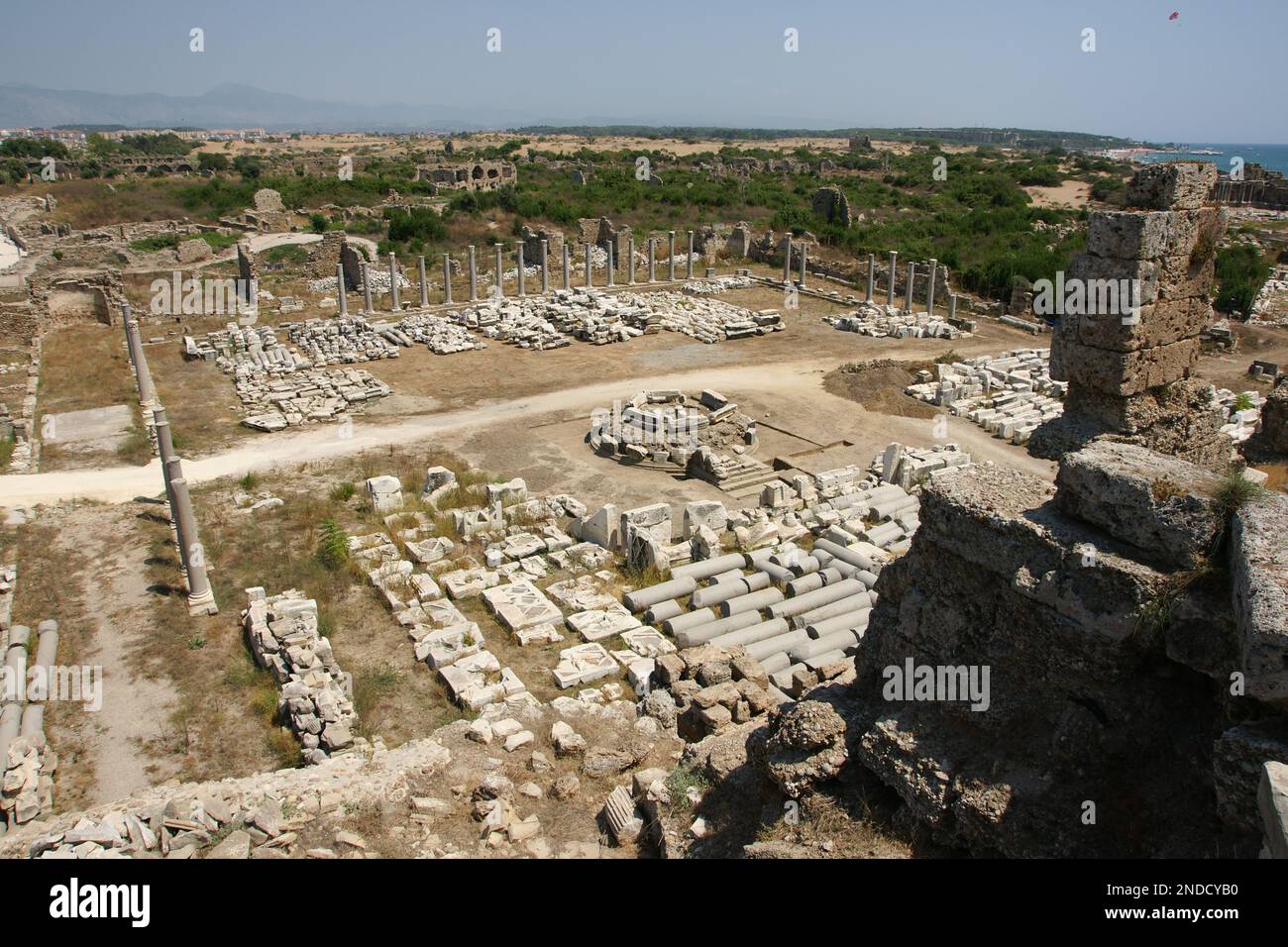 Side Ancient City - Antalya - TURKEY Stock Photo - Alamy
