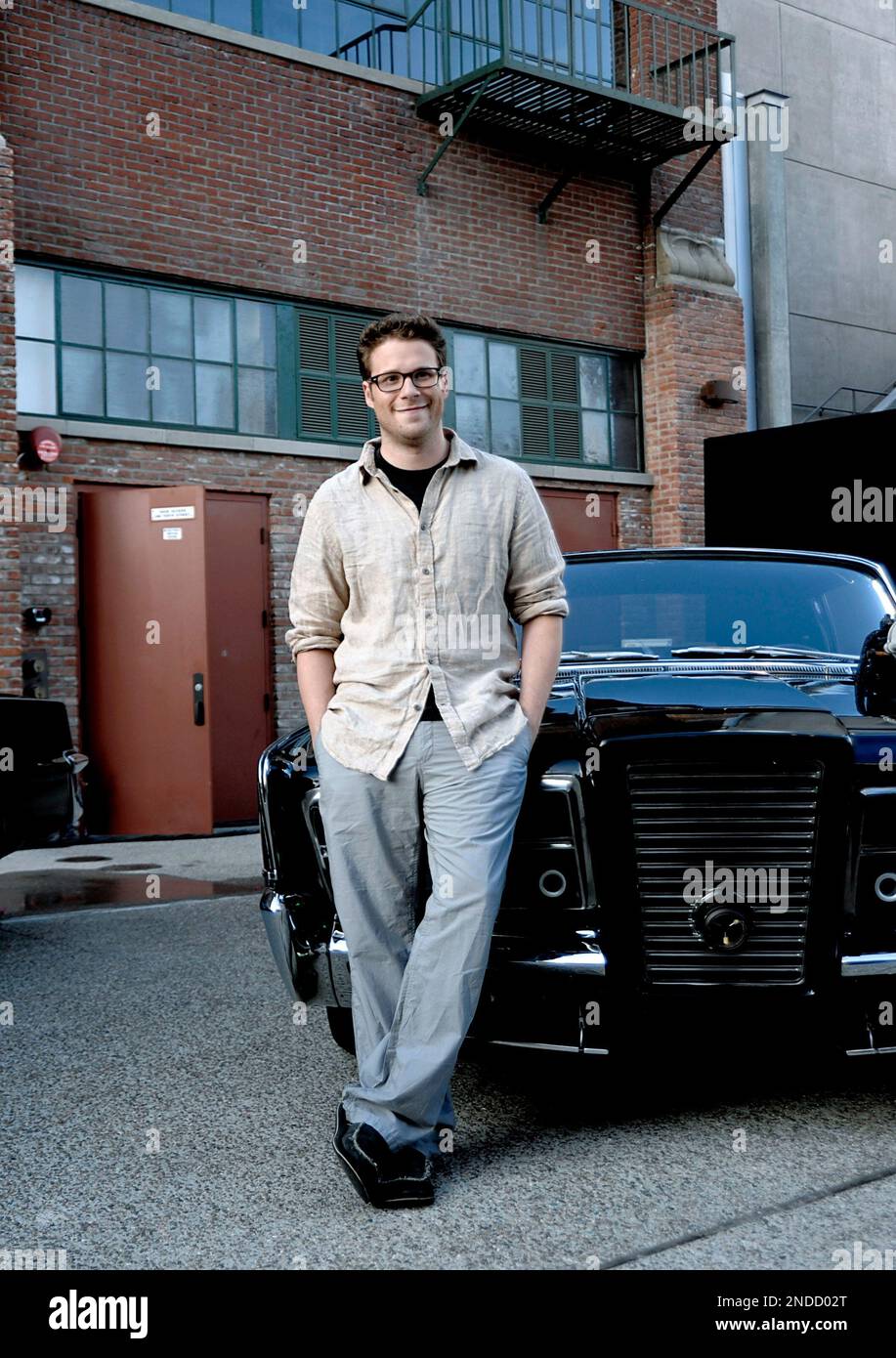 Actor Seth Rogen poses for a portrait during a press event for the ...