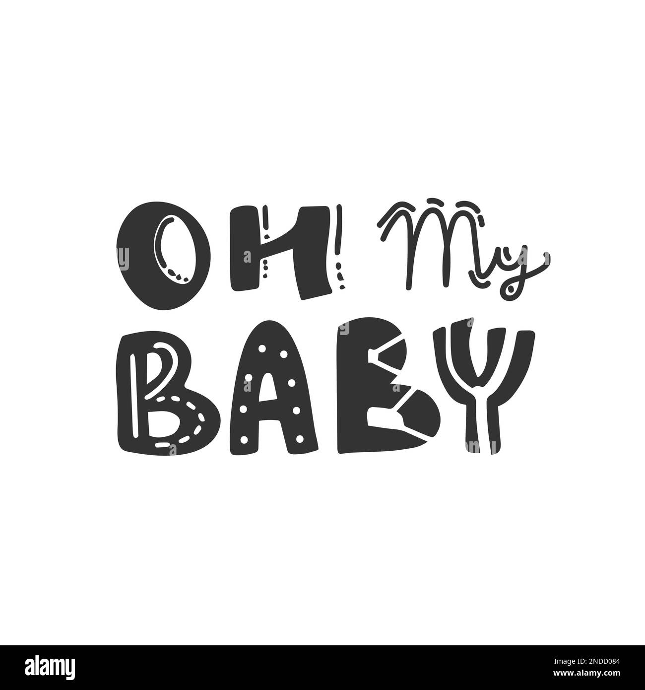 My Baby. Baby shower inscription for babies clothes and nursery ...