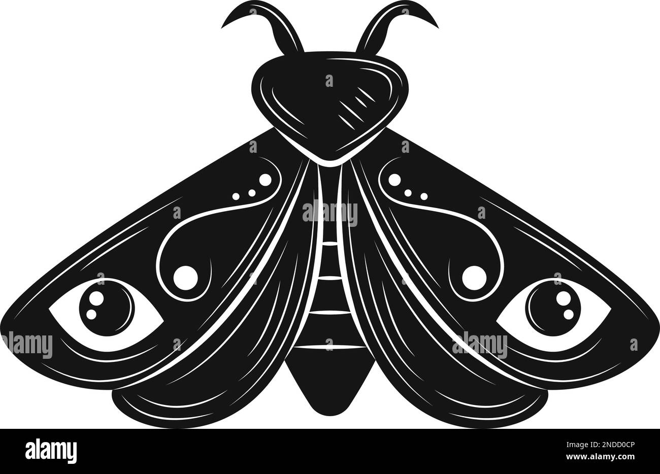butterfly colorless esoteric Stock Vector Image & Art - Alamy