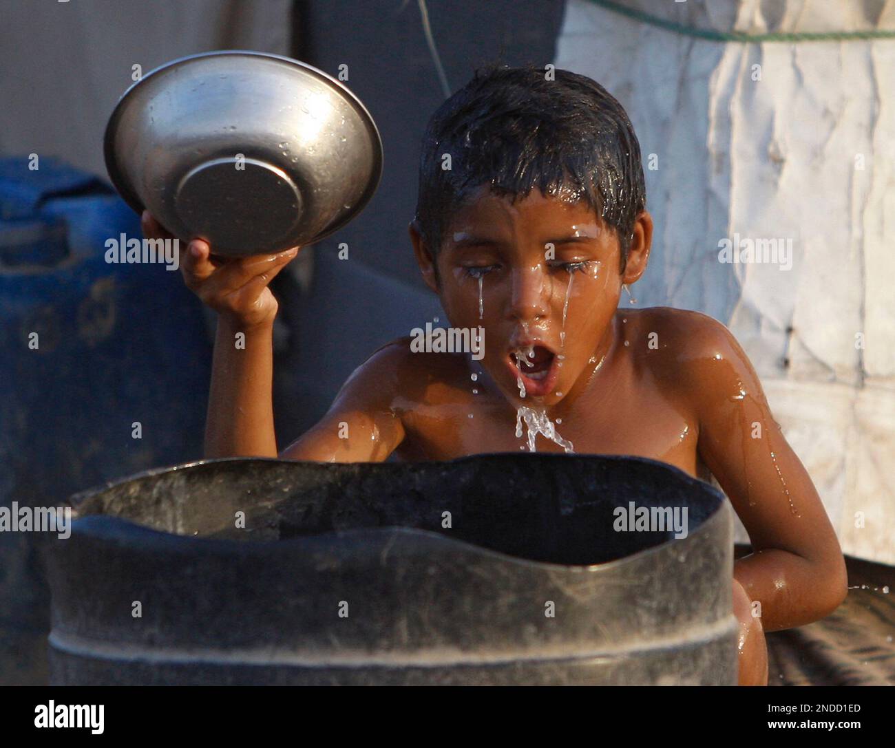 ** ADVANCE FOR MONDAY, JULY 26 ** In this June 28, 2010 photo, a boy ...