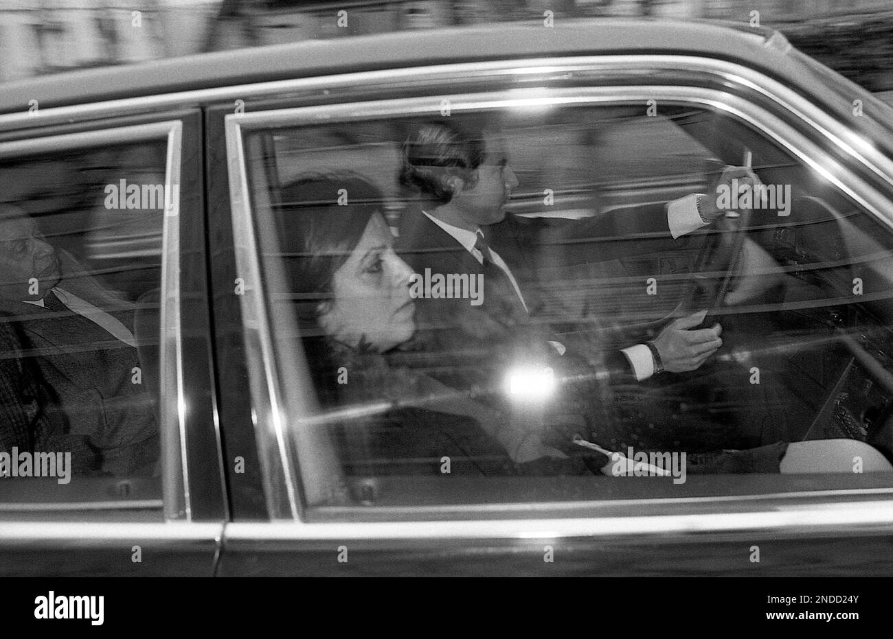 Greek shipping heiress Christina Onassis leaves Hospital Necker in ...