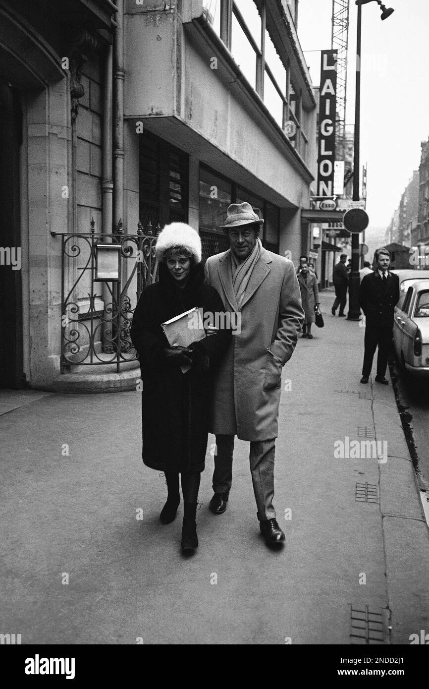 British actress Rachel Roberts and her husband, English actor Rex ...