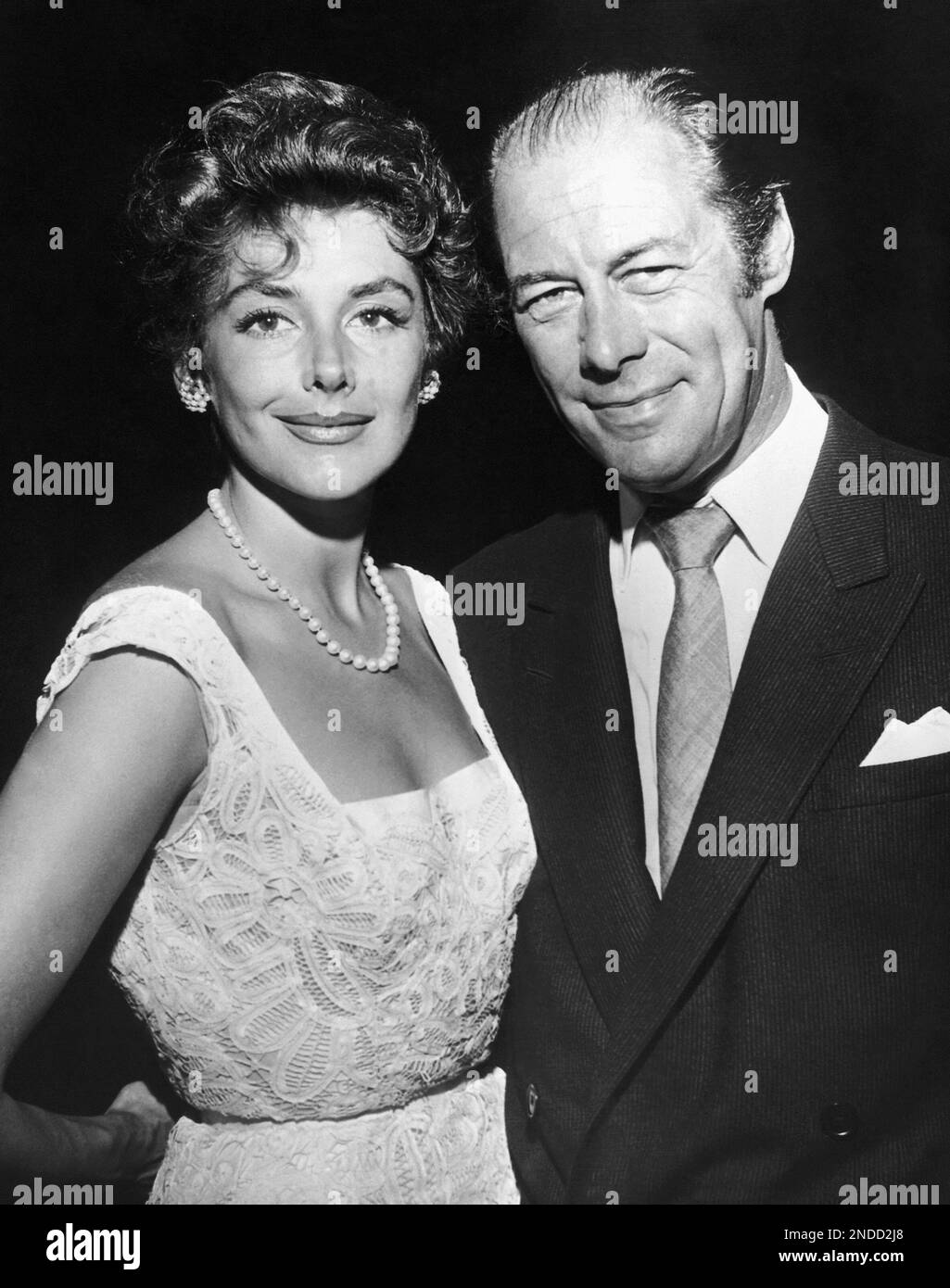 Actor Rex Harrison, currently starring in the musical stage play “My ...