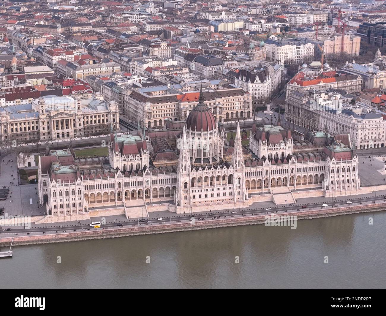Discover the Beauty of Budapest Aerial View of Hungarian Parliament ...