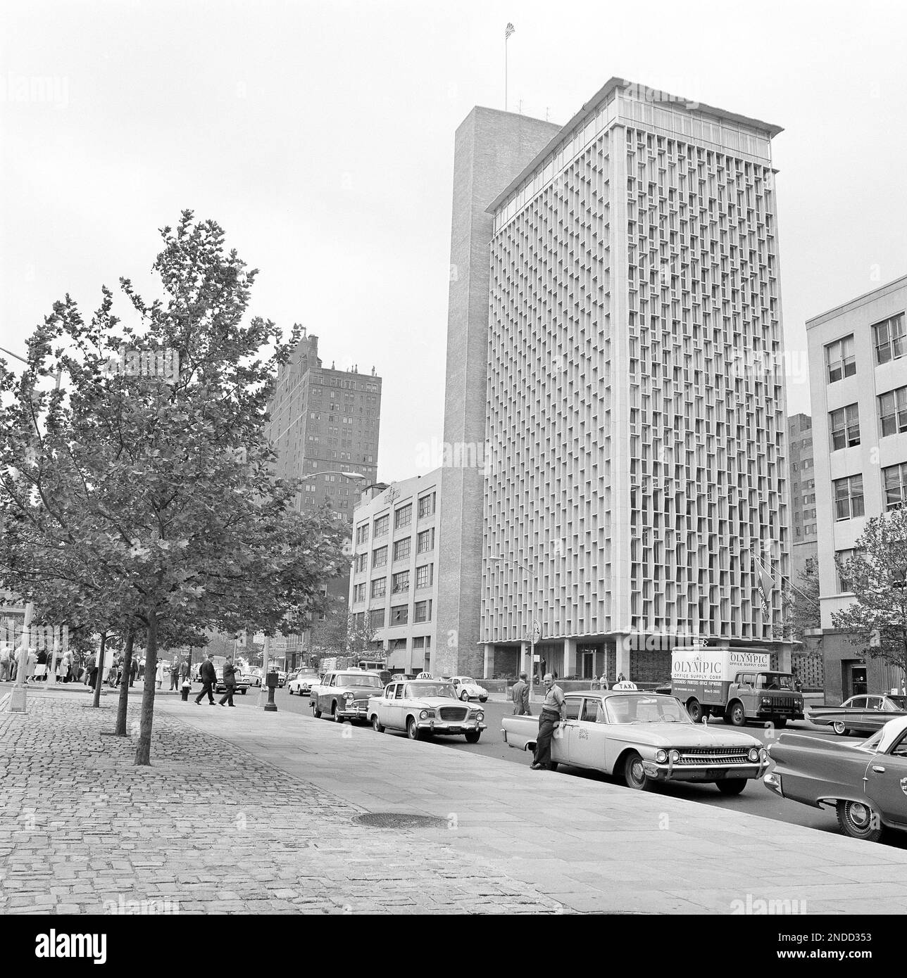 U.S. Mission Building at United Nations Plaza and 45th Street in New ...