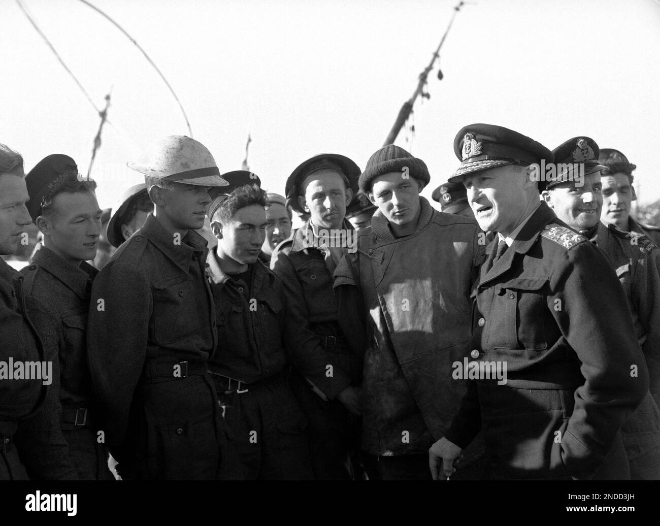 Admiral Sir Bertram Ramsay, Allied naval Commander-in-Chief, who ...