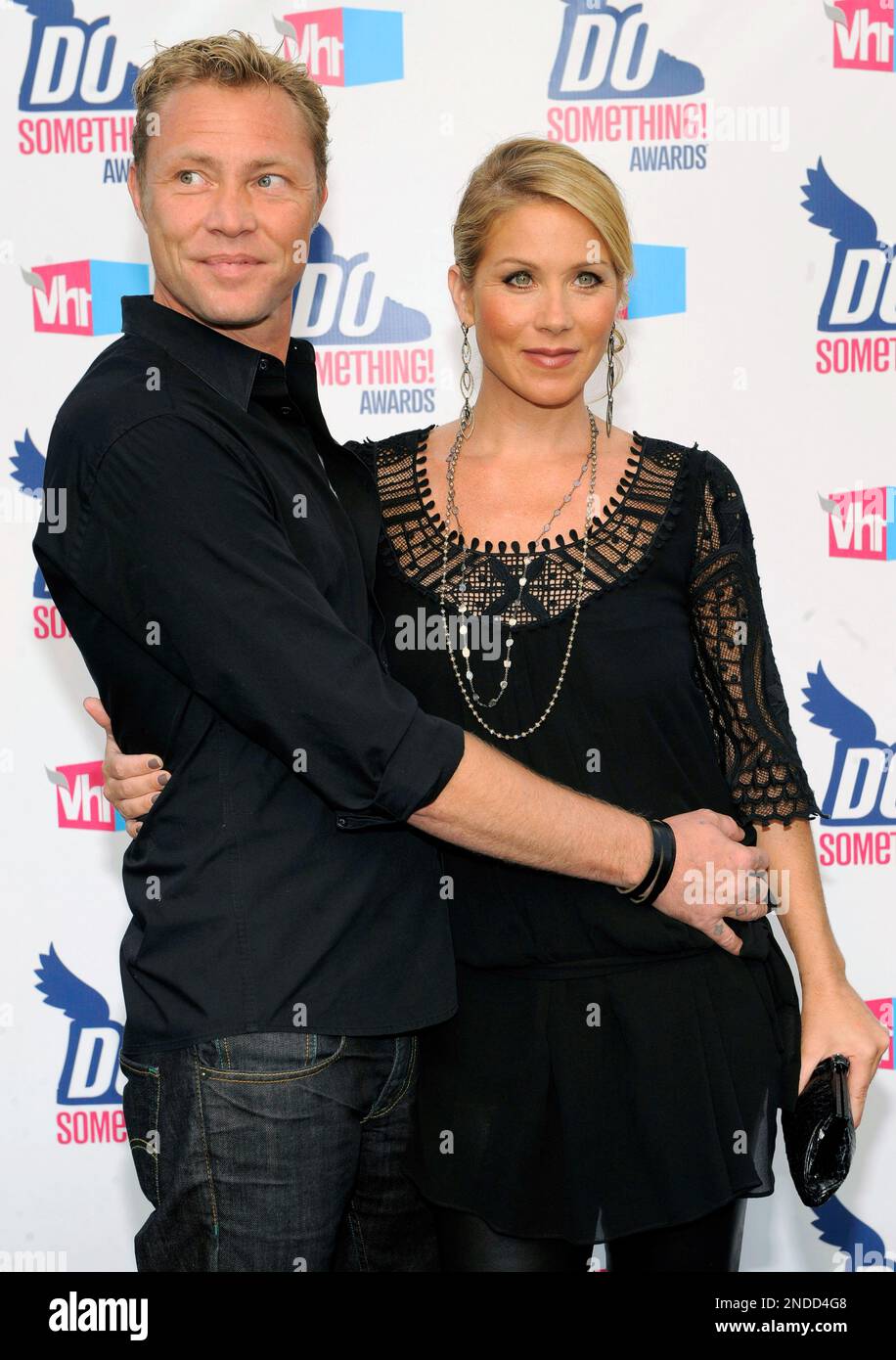 In this July 19, 2010 photo, actress Christina Applegate arrives with ...