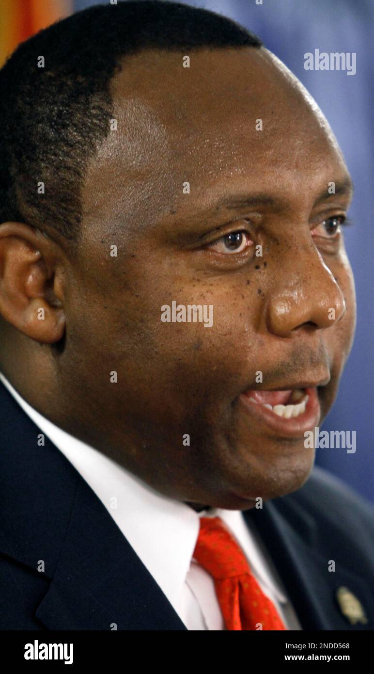 Mississippi Department of Corrections Commissioner Chris Epps informs ...