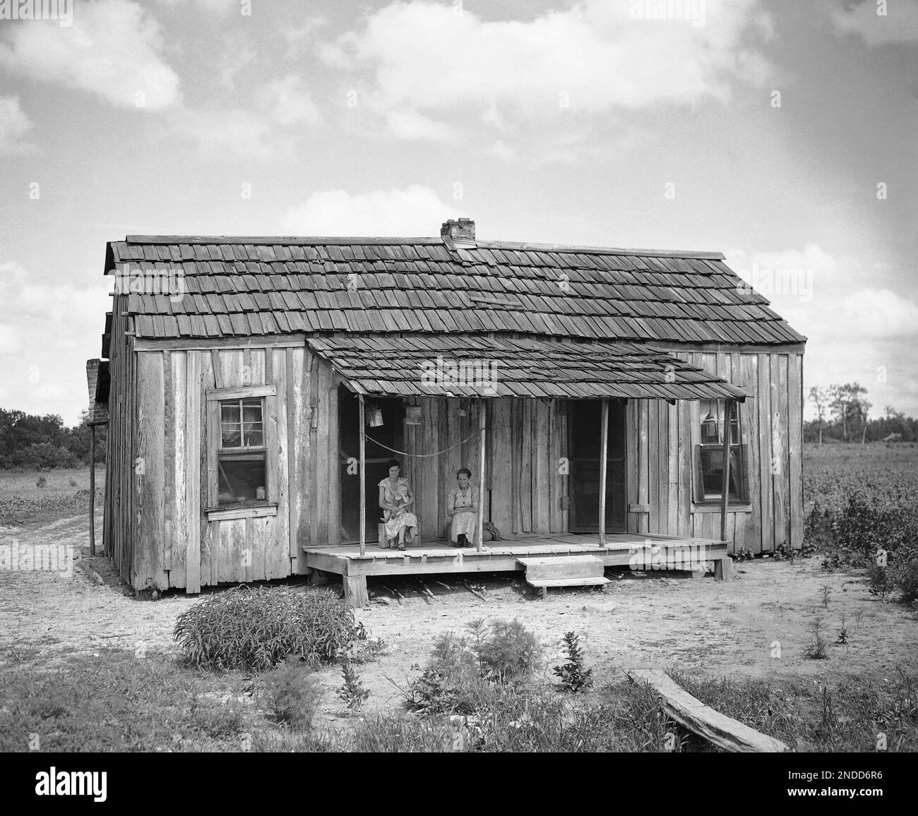 This home, in Arkansas on June 18, 1937, is typical of the frame ...