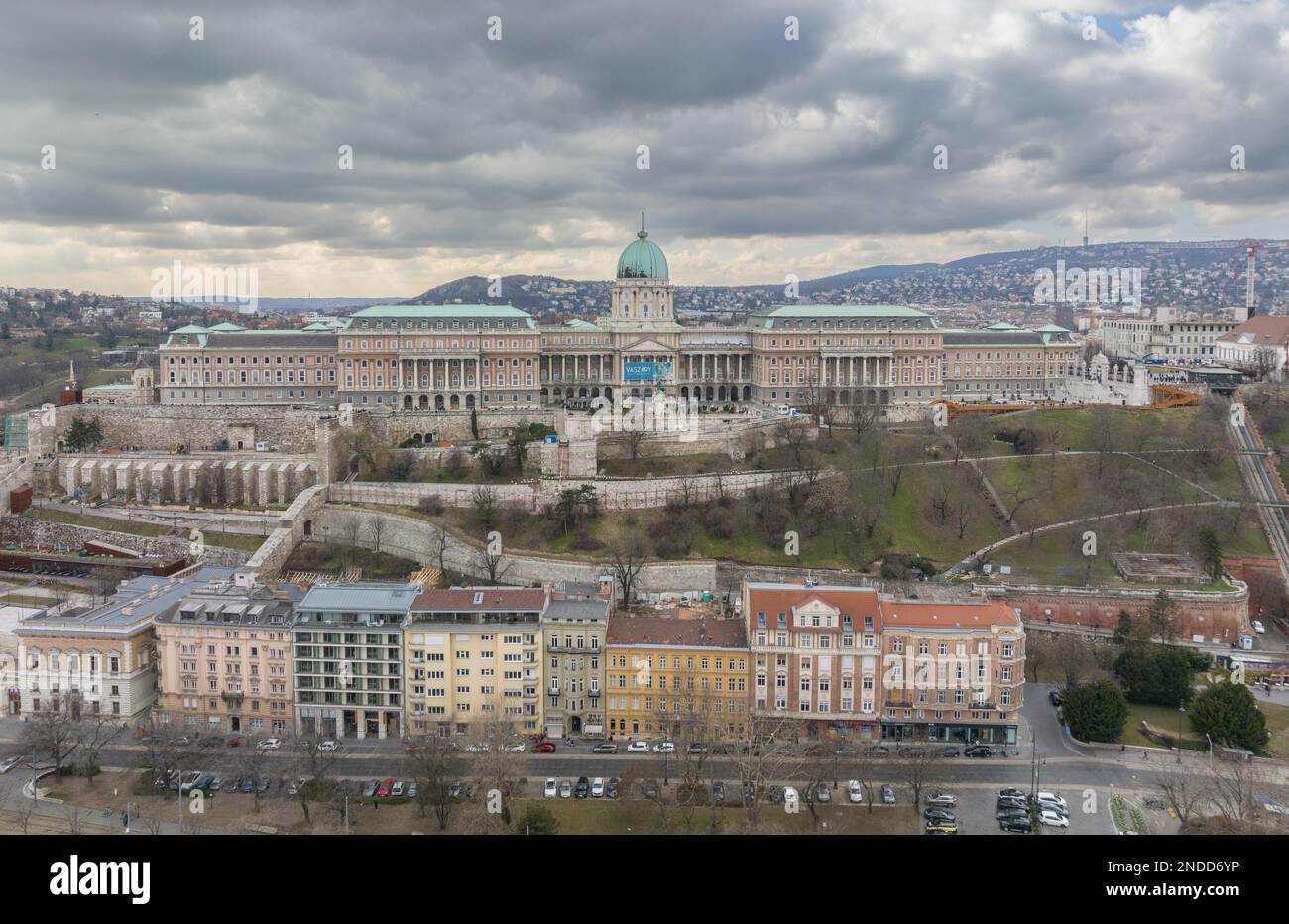 Buda Castle in Budapest, Hungary. Palatial venue for the Hungarian ...