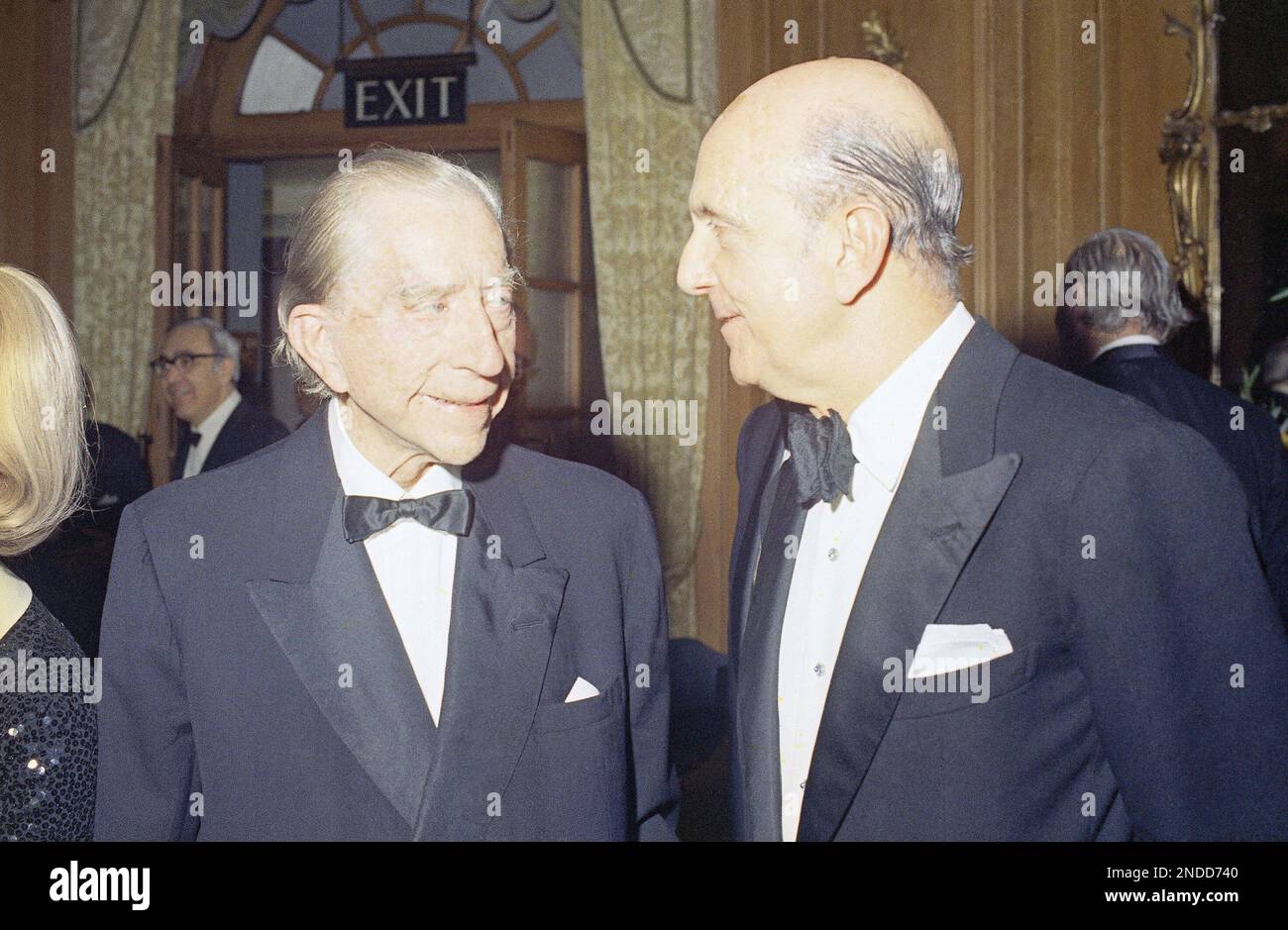 J. Paul Getty celebrates his 80th birthday at a party at the Dorchester ...