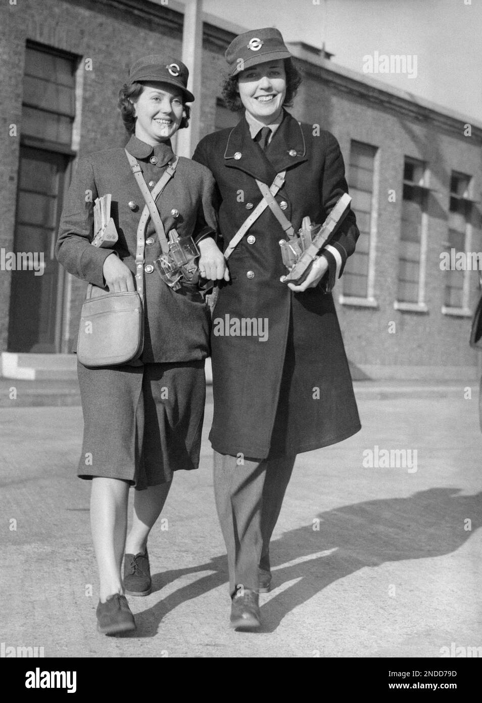 The first London girl bus conductors have now been issued with their ...