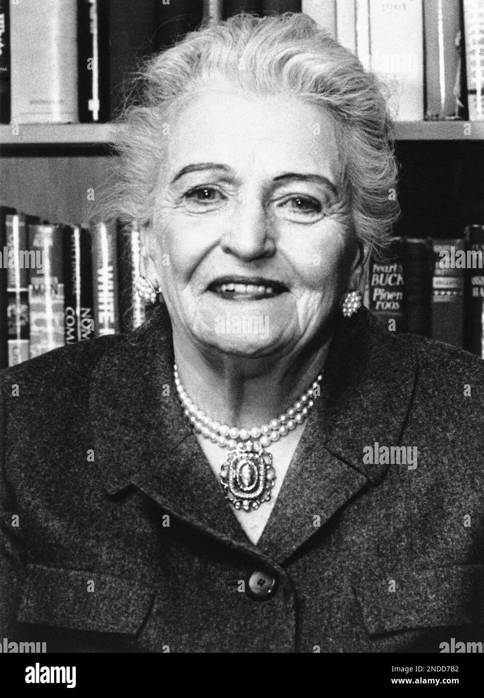 Nobel and Pulitzer prize-winning author Pearl Buck is shown 1971. (AP ...