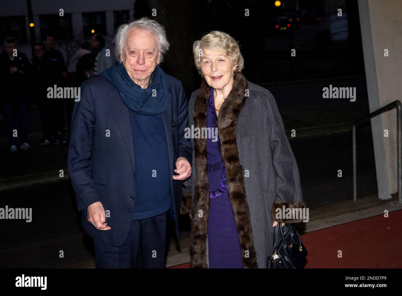 Cees Dam and Martine Van Loon-Labouchere at the celebration of 80th ...