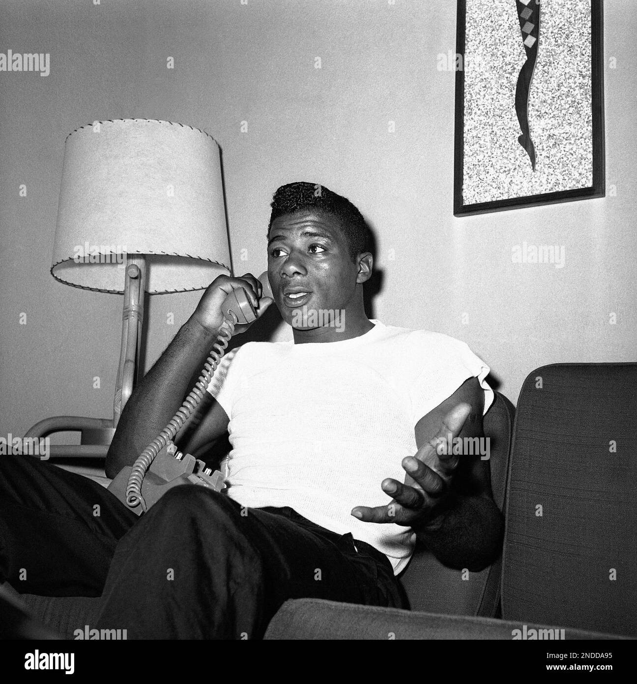 Ex heavyweight champion Floyd Patterson at his Rockville Centre, N.Y ...