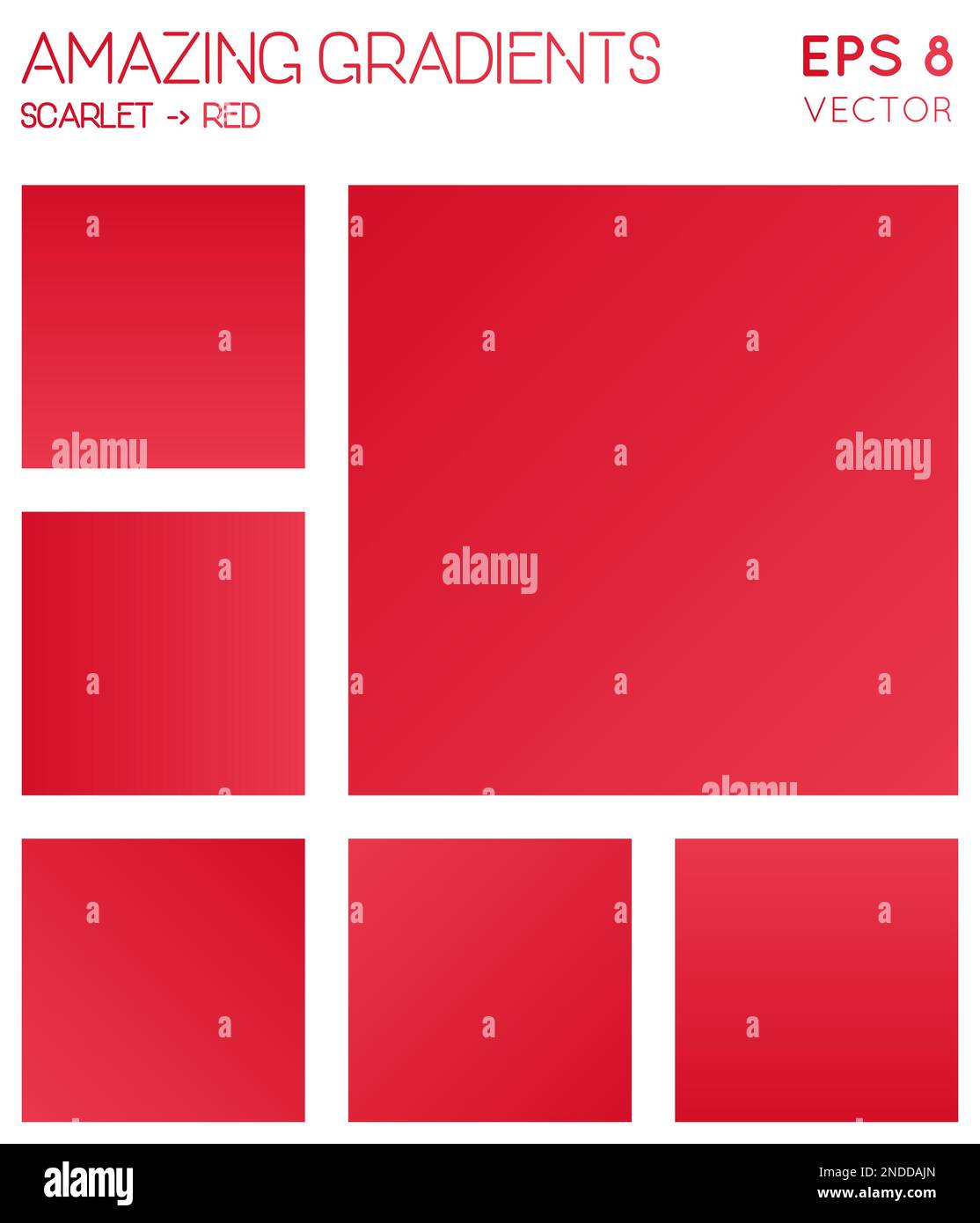 Colorful gradients in scarlet and red color tones. Actual gradient ...