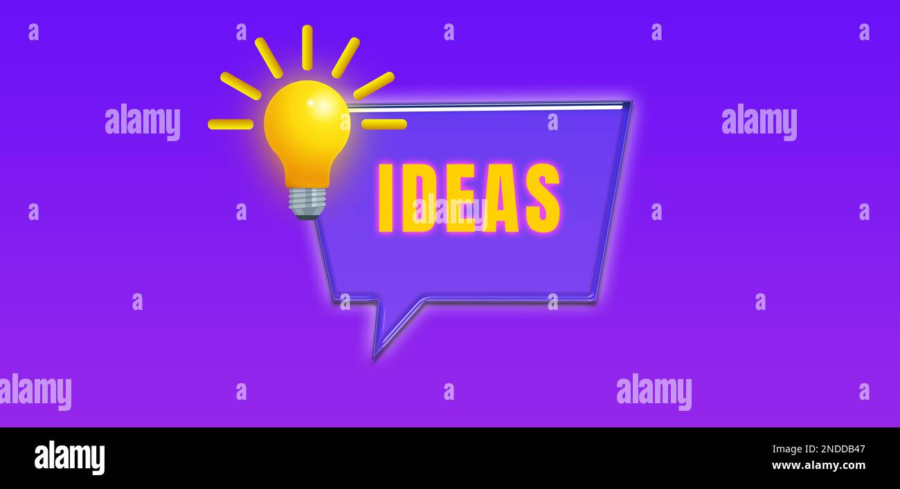 ideas and bulb Stock Photo - Alamy