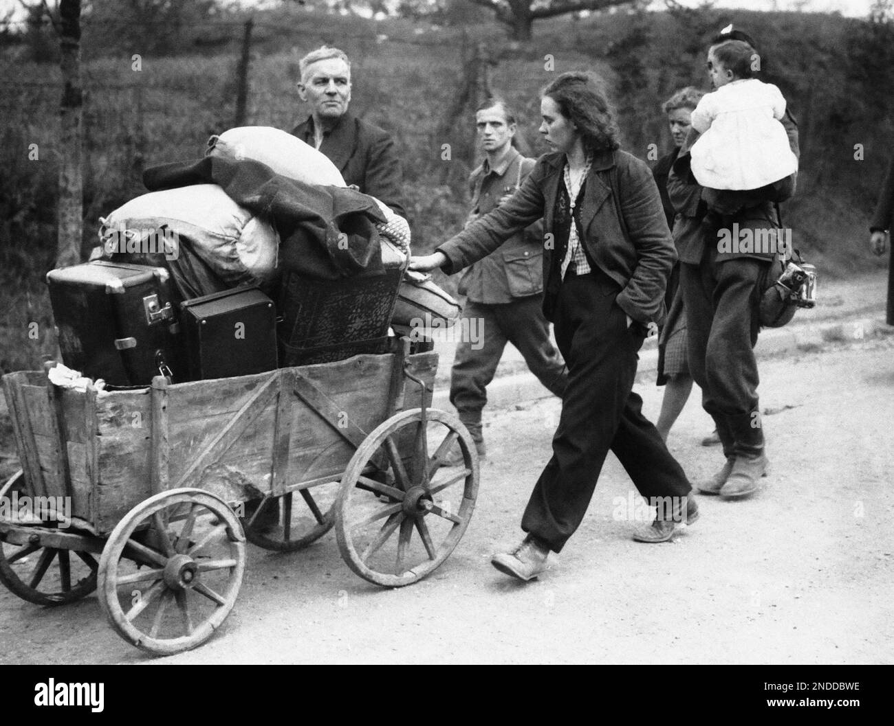 War has really come to the German civilian population. For days they ...