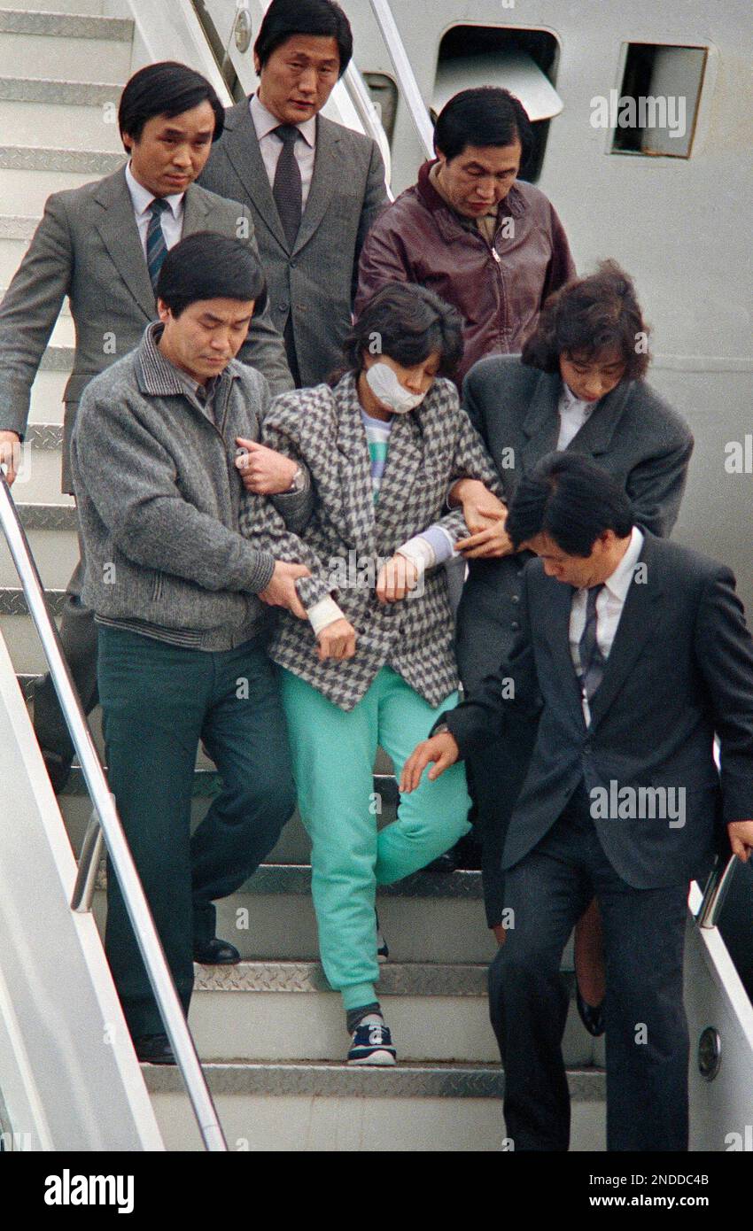 FILE - In this Dec. 15, 1987 file photo, North Korean spy Kim Hyon-hui ...