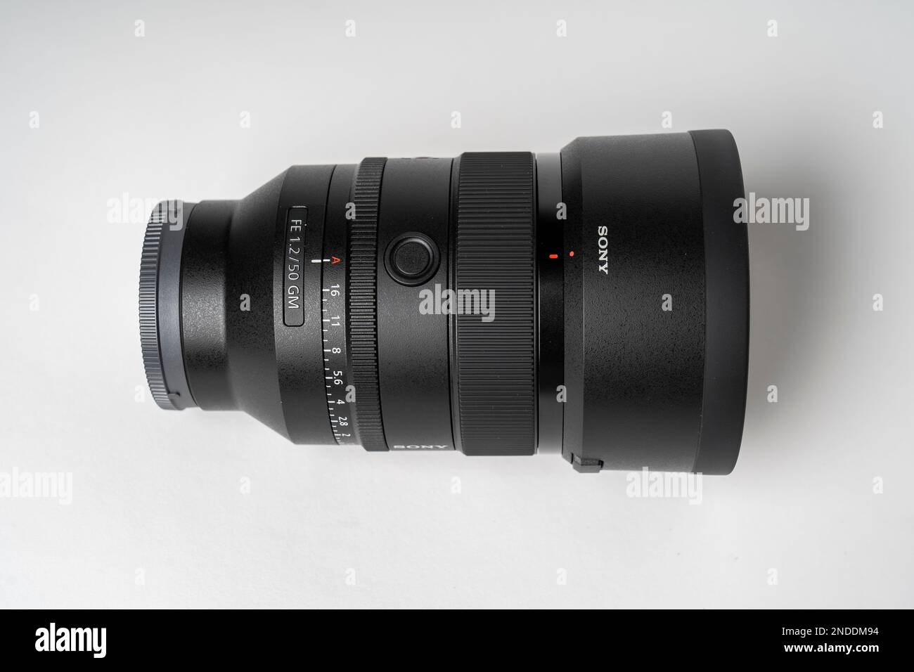 Sony G-Master SEL FE 50mm f 1.2 GM lens. Selective focus photo close up ...