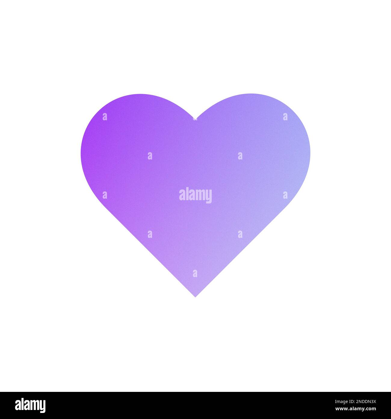 Heart, bright colours, pastel purple and lilac gradient, grainy texture ...