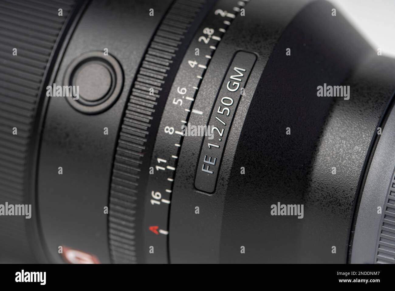 Sony G-Master SEL FE 50mm f 1.2 GM lens. Selective focus photo close up ...