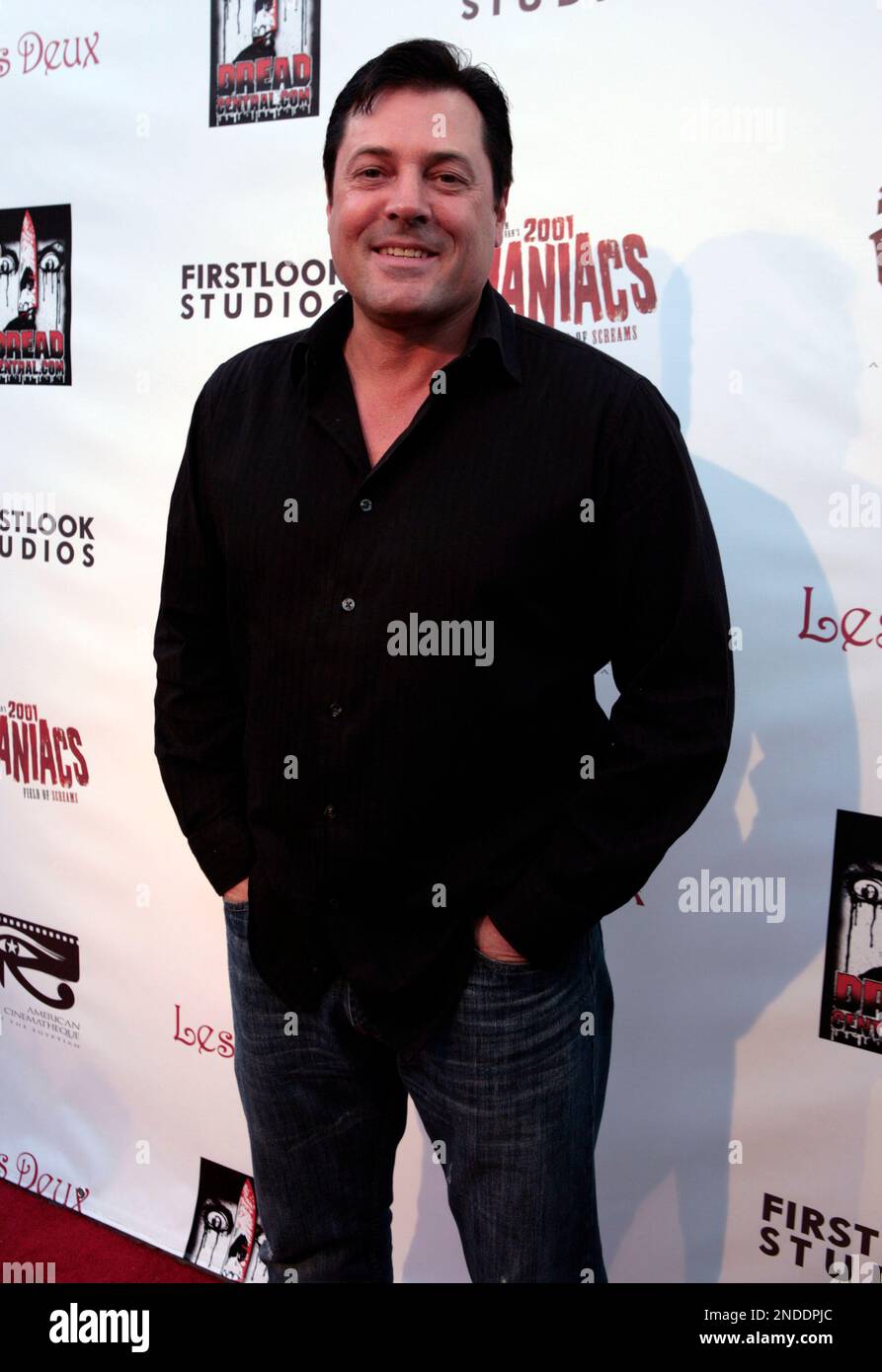 Actor Jeff Rector poses at the screening of "2001 Maniacs: Field of ...