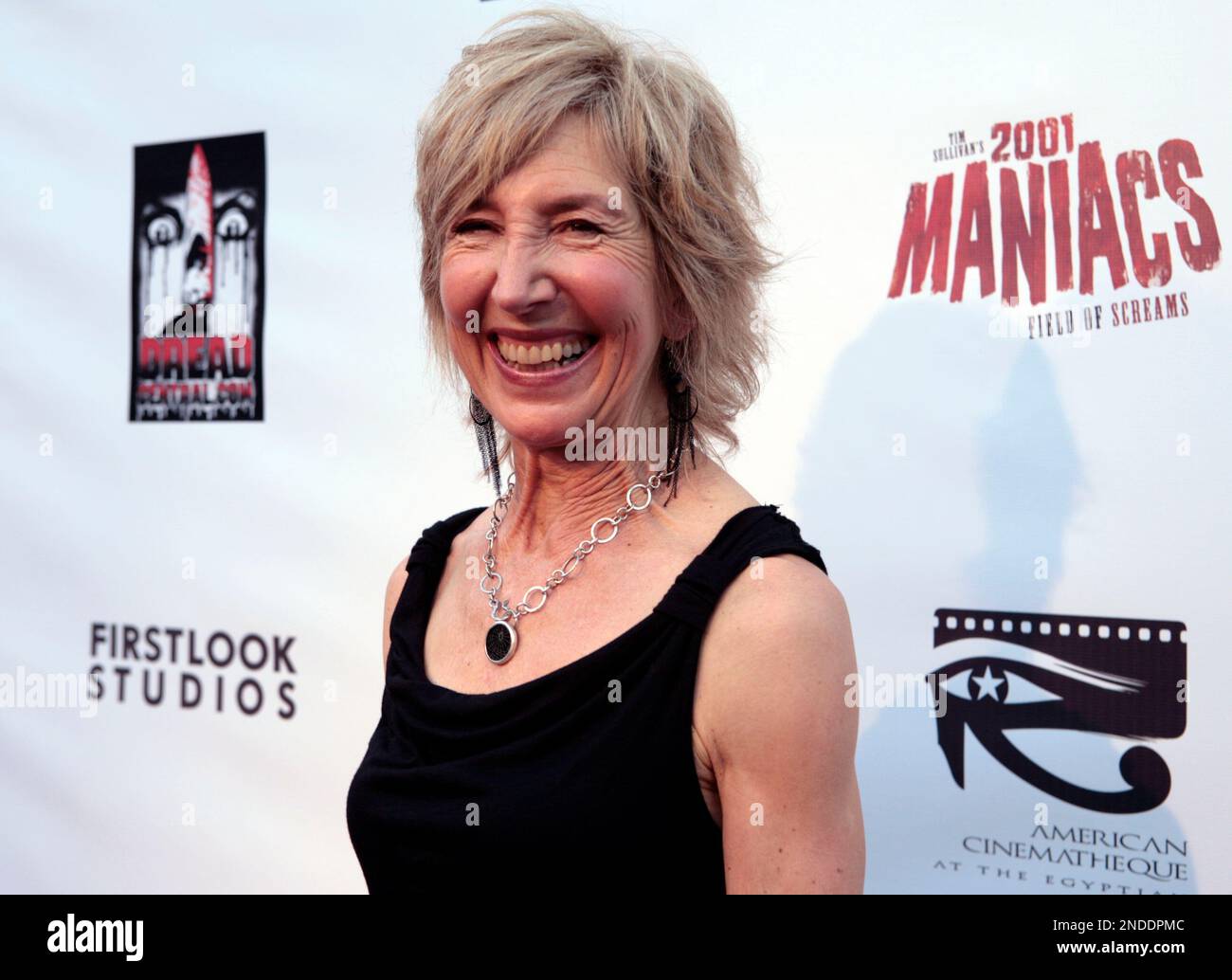 Cast member Lin Shaye poses at the screening of "2001 Maniacs: Field of ...