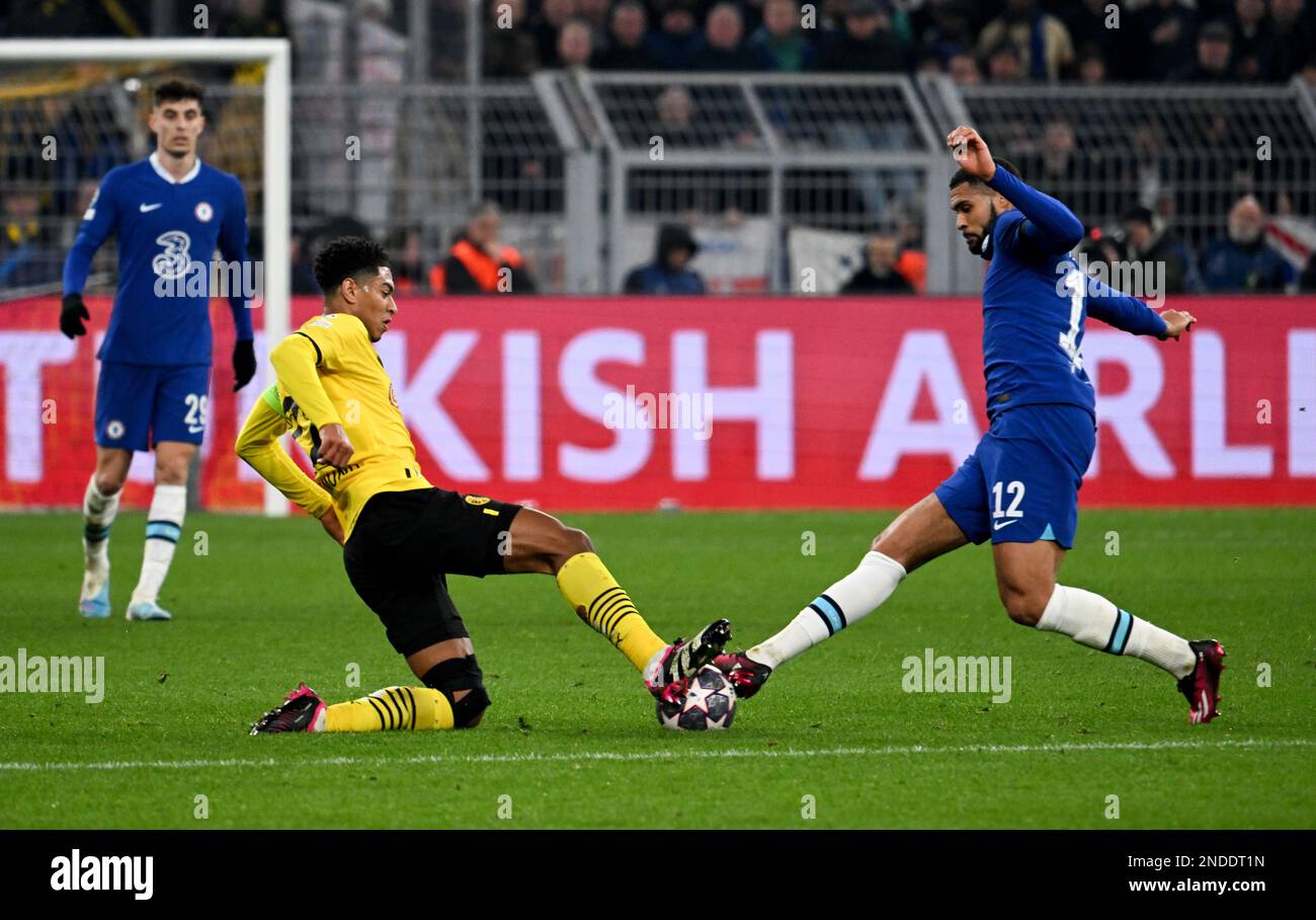 Dortmund, Germany. 15th Feb, 2023. Soccer: Champions League, Borussia ...