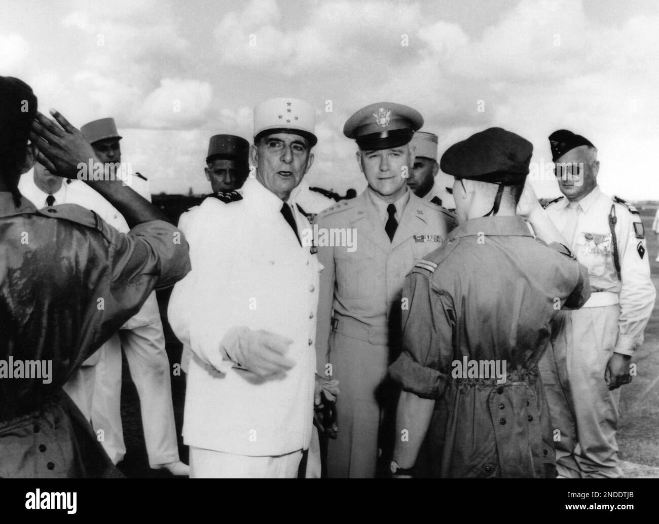 United States Army Chief of Staff General J. Lawton Collins arrived at ...