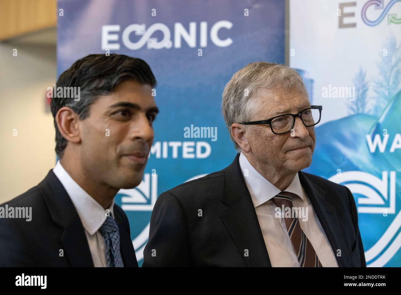 Prime Minister Rishi Sunak at Imperial College London with Bill Gates ...
