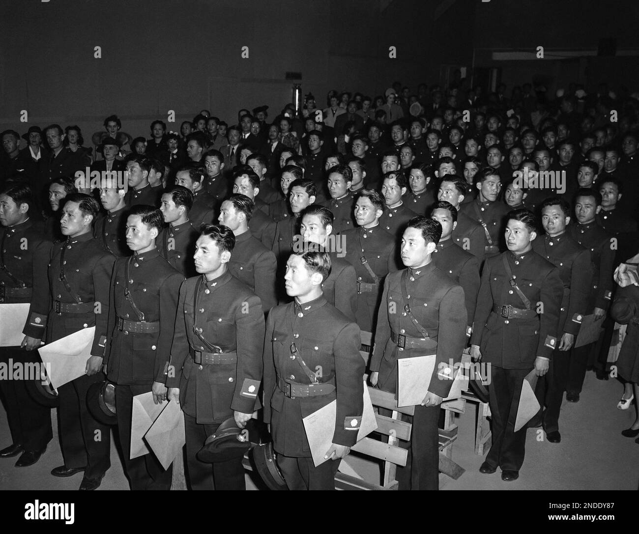 With commissions as sub-lieutenants in the Chinese Air Force in their ...
