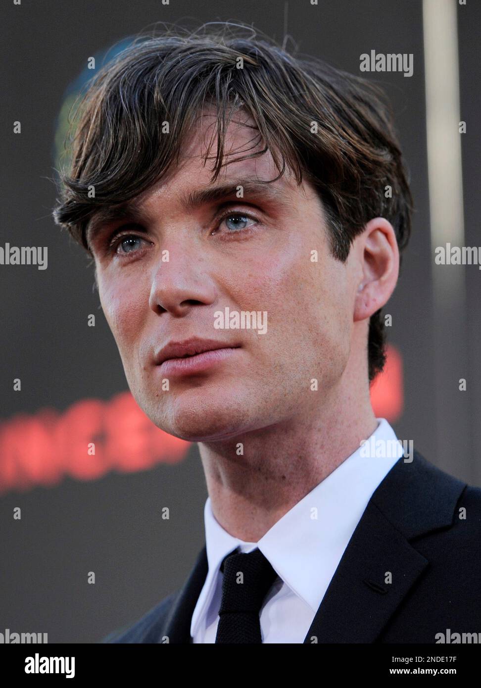 Cillian Murphy poses at the premiere of the film "Inception" in Los ...