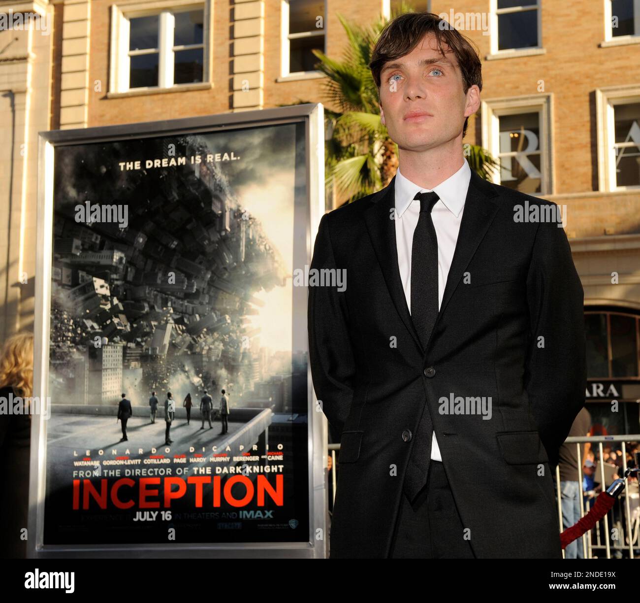 Cillian Murphy arrives at the premiere of the film "Inception" in Los ...