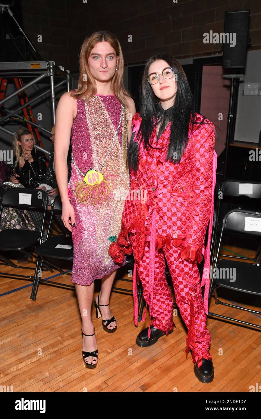 New York, USA. 15th Feb, 2023. Toby Marlow and Lucy Moss attend the ...