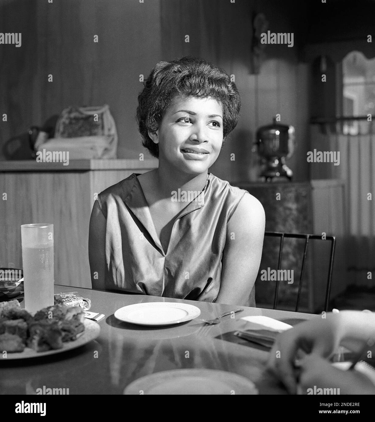 Mrs. Sandra Patterson, wife of boxer Floyd Patterson in New York on ...