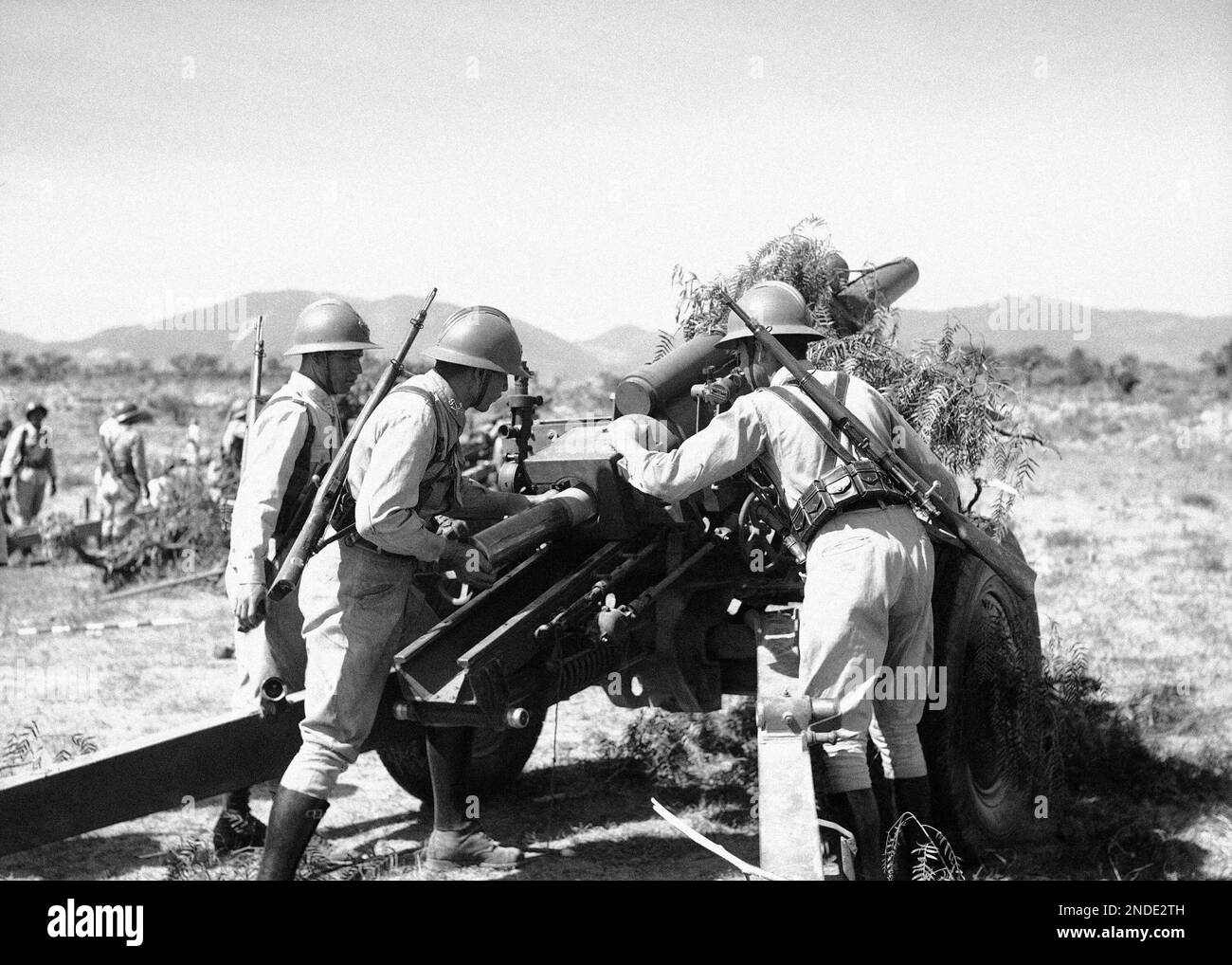 Mexican army units under General Cristobel Guzman Cardenas are engaged ...