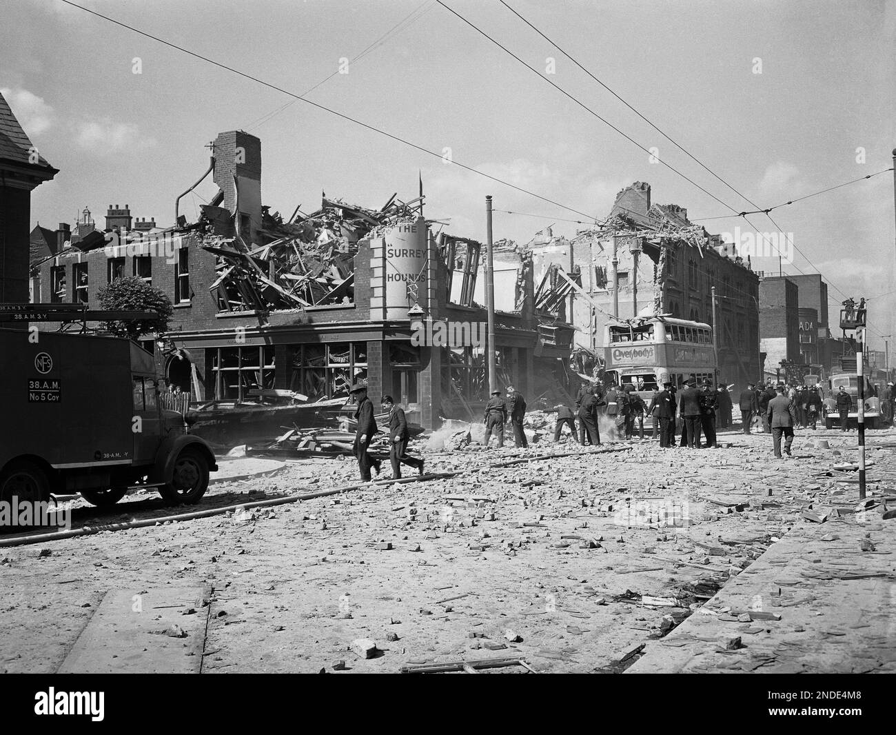 Emergencies and disasters damaged destruction transportation hi-res ...