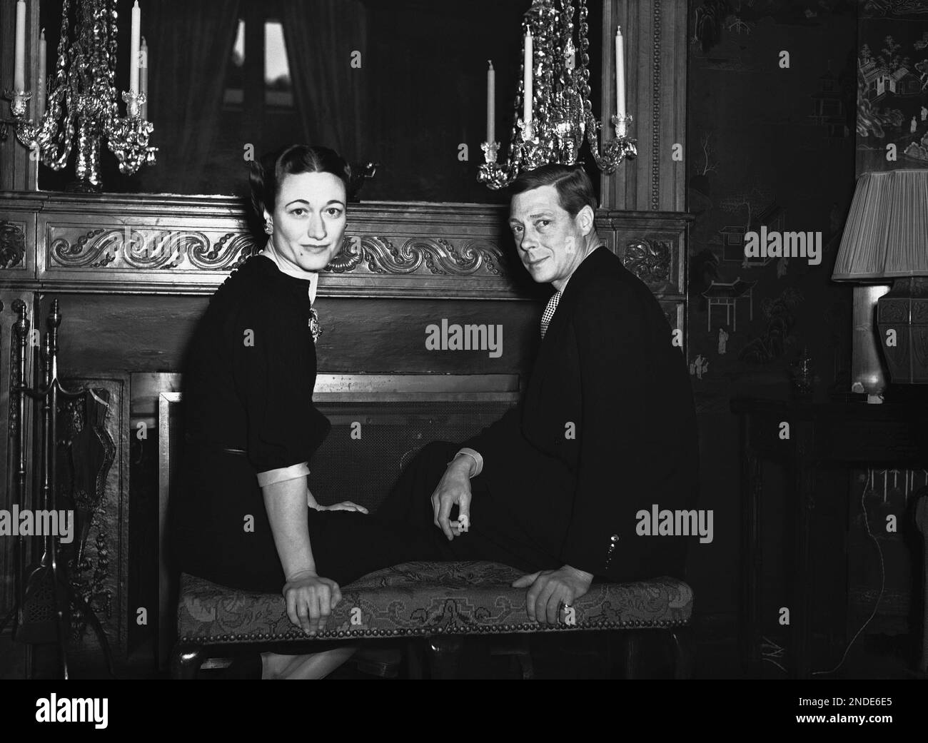 Britain's Edward, Duke of Windsor and wife Wallis Duchess of Windsor ...